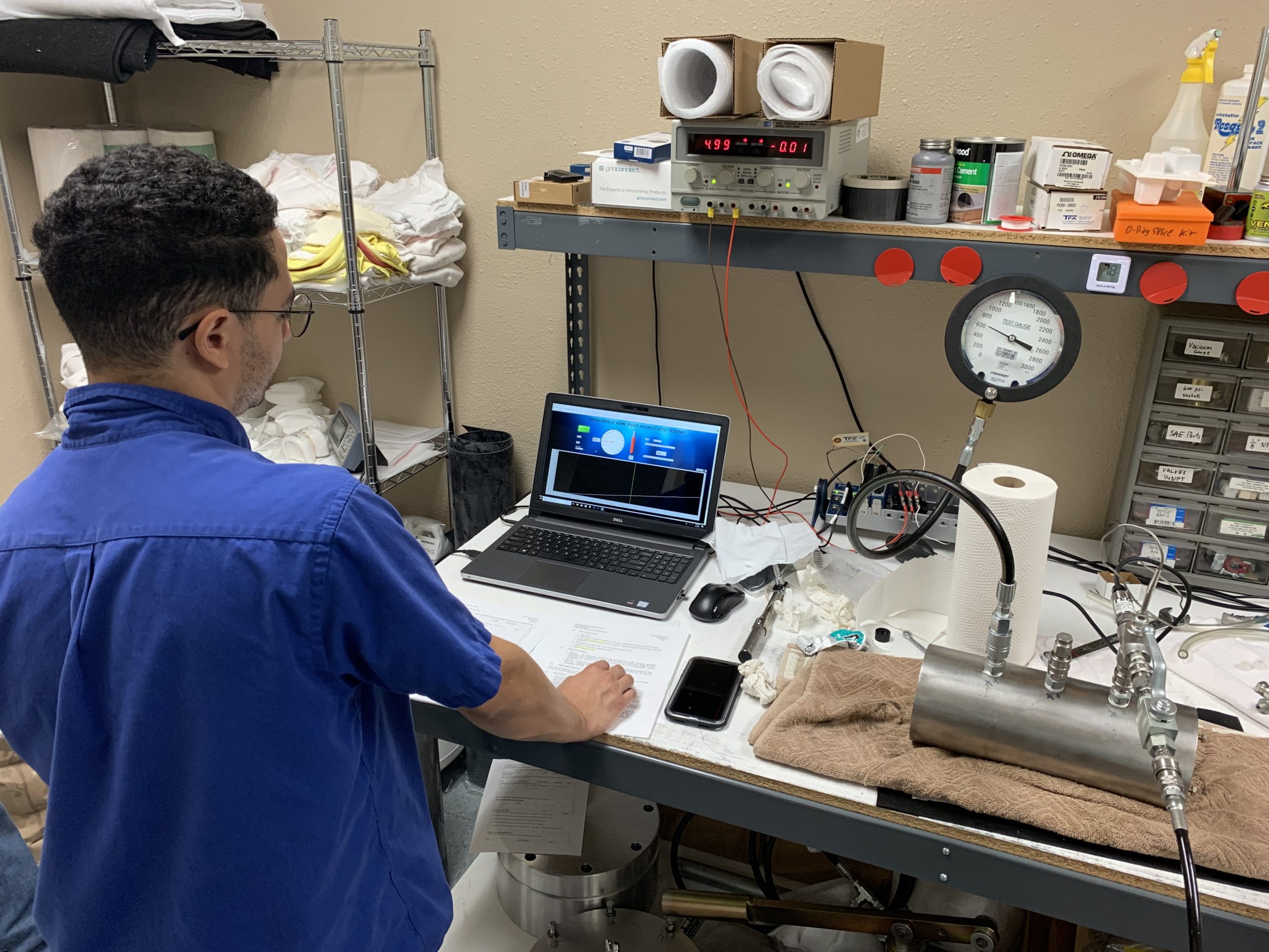 Hydrostatic Pressure Testing - Hydrospace Group Incorporated