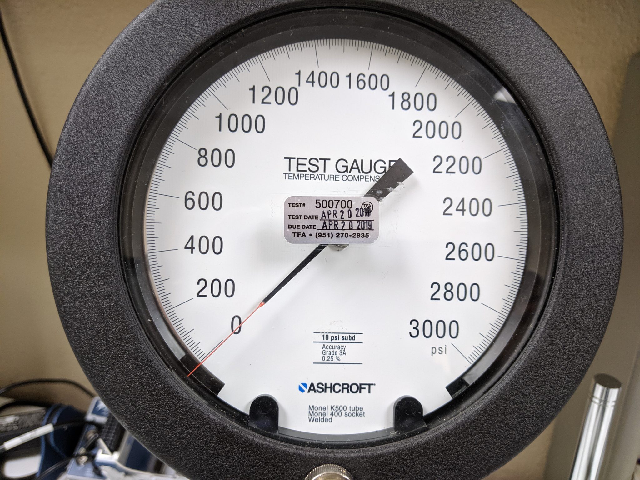 Certified ASME Testing - Hydrospace Group Incorporated