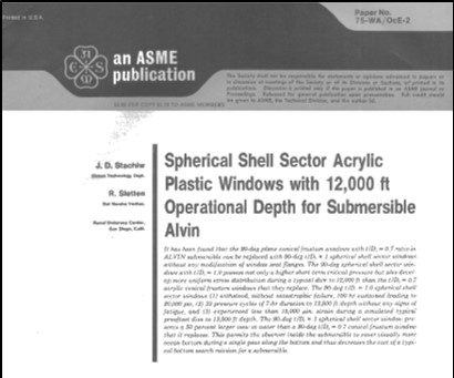ASME Published Papers – Hydrospace Group Incorporated